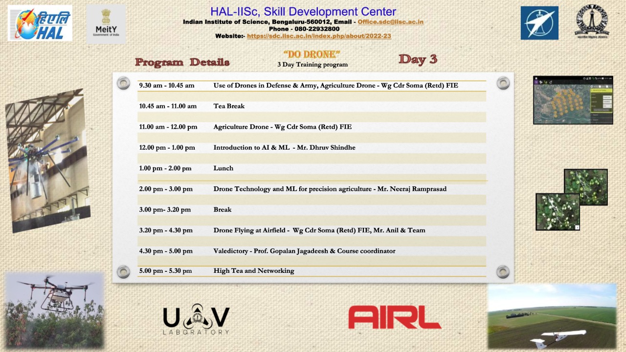 Training Program “Do Drones” – Skill Development Centre (SDC)
