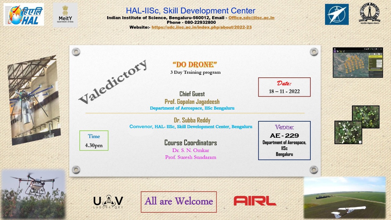 Training Program “Do Drones” – Skill Development Centre (SDC)