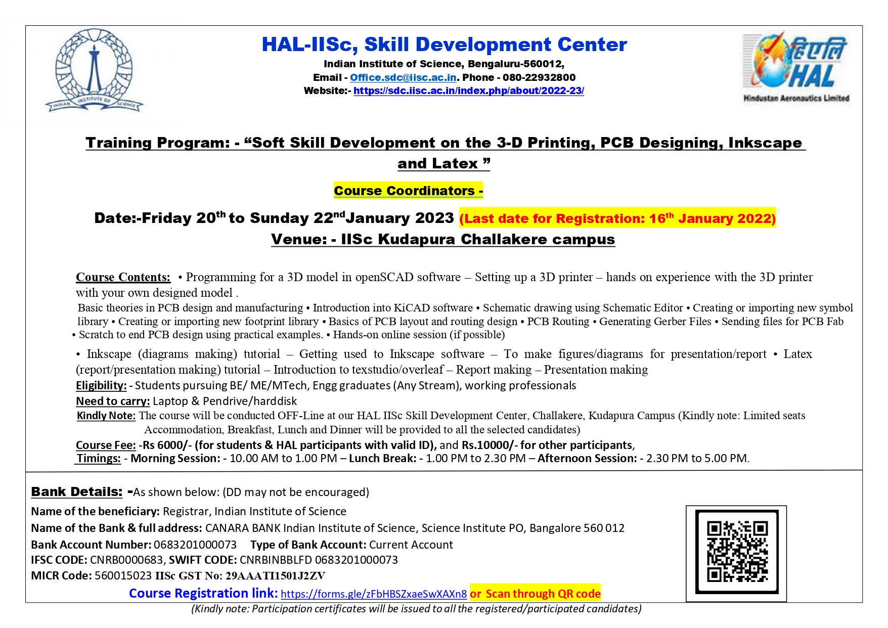 Skill Development Centre (SDC)